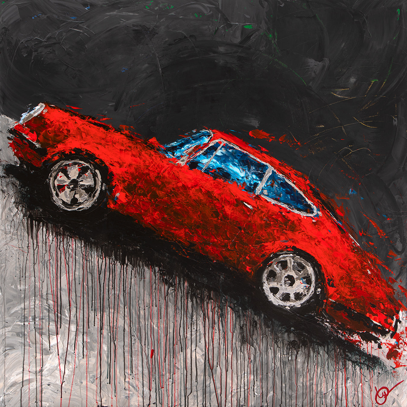 Abstracted Air 1 - 1973 911T - Giclée